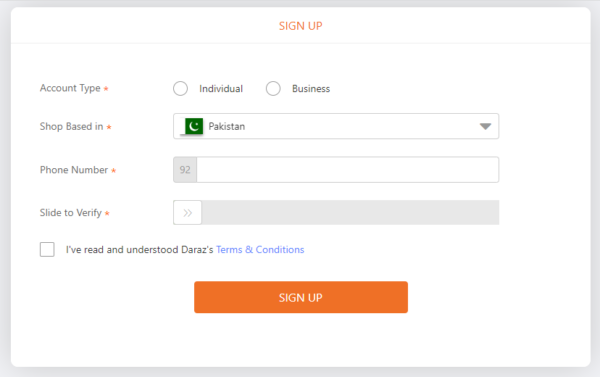 How to Create Daraz Seller Account | S2S Blog